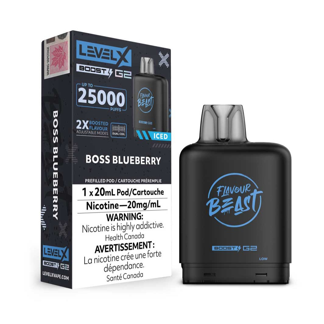 Flavour Beast Level X Boost pod 20ML 25k Puffs — Westside Vapes